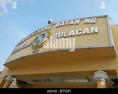 The Bulacan Municipal Hall, located in Bulacan, Philippines, serves as ...