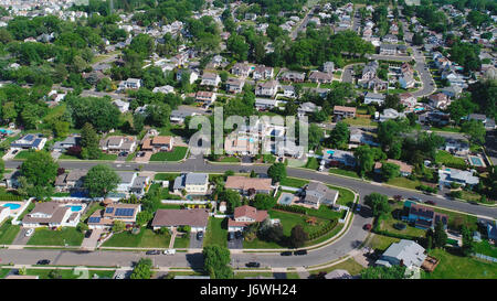 Aerial view of Suburban Area in New Jersey Stock Photo: 141933055 - Alamy