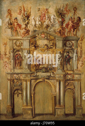 The Triumphal Arch of Cardinal-Infant Ferdinand was an ornate structure ...