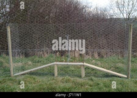 fox ramp funnel pheasant proof evidence anti keeper building fencing ...