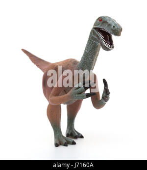 nothronychus toy on a white background Stock Photo - Alamy