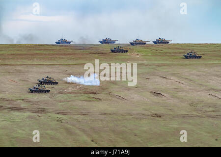NATO military drill at Smardan shooting range in Romania A Romanian TR ...