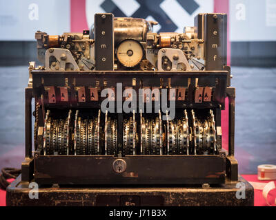 The Lorenz Machine - this was what Hitler called his unbreakable cipher machine Stock Photo - Alamy