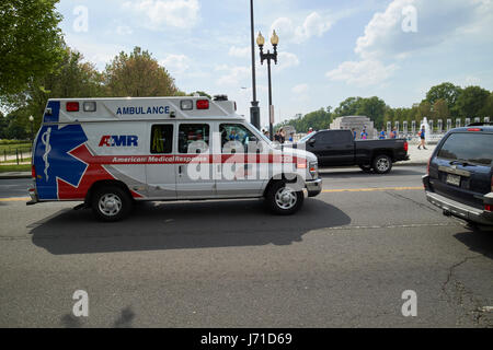Washington, DC EMS Ambulance responding to call - Washington, DC USA ...