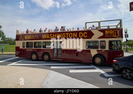 BigBus Washington, DC tour bus - USA Stock Photo - Alamy