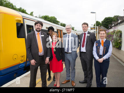 Penge West, UK. 23rd May, 2017. Mayor of Bromley, Cllr Kathy Bance MBE ...