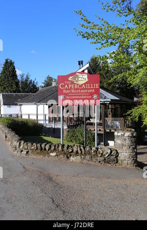 The Capercaillie Bar Restaurant Killin Scotland May 2017 Stock Photo ...