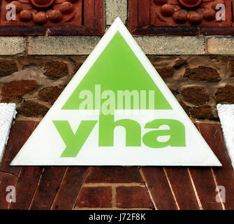 YHA, yha, sign, logo, Youth Hostel Association, England, UK Stock Photo ...