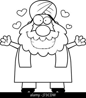 A cartoon illustration of a Sikh smiling Stock Vector Image & Art - Alamy