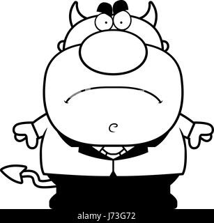 cartoon angry little devil Stock Vector Image & Art - Alamy