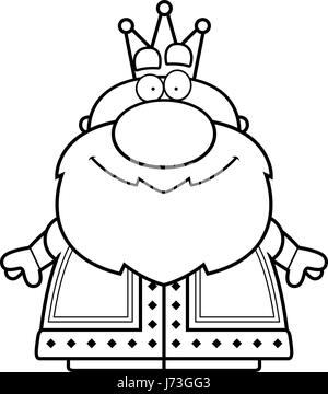 A small cartoon king standing and smiling Stock Vector Image & Art - Alamy