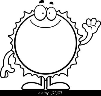 A cartoon illustration of the sun waving Stock Vector Image & Art - Alamy