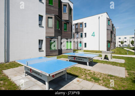 New modern student apartment accomodation blocks at the Science and ...