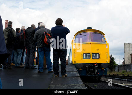Preserved British Rail Class 52 Diesel Hydraulic Locomotive Stock Photo ...