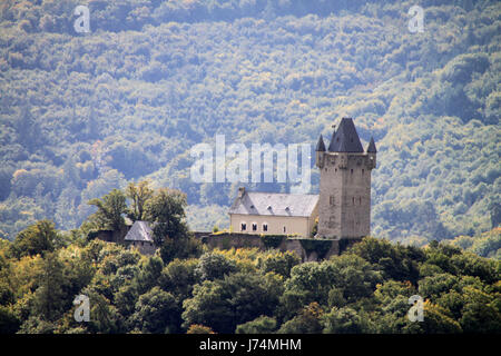 Nassau castle, Nassau, Lahn, Westerwald, Rhineland-Palatinate Stock ...