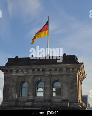 The national German flag of Germany (DE Stock Photo - Alamy