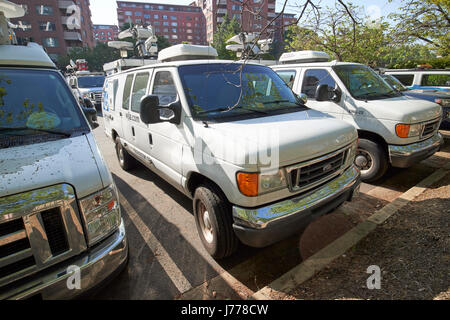 abc 7 wjla television vehicle Washington DC USA Stock Photo - Alamy