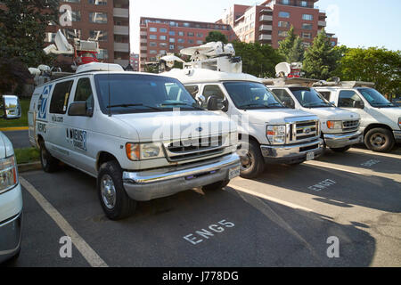 abc 7 wjla television vehicle Washington DC USA Stock Photo - Alamy