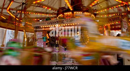 Funfair ride, Victorian period Stock Photo - Alamy