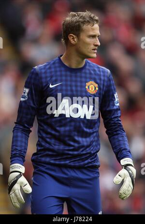ANDERS LINDEGAARD MANCHESTER UNITED FC MANCHESTER UNITED FC ST JAMES ...