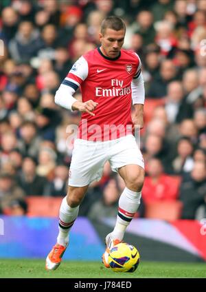 LUKAS PODOLSKI ARSENAL FC LONDON ENGLAND UK 13 January 2013 Stock Photo ...