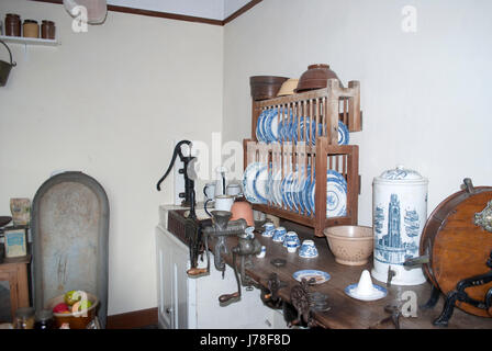 Victorian kitchen, Museum of Lincolnshire Life, Lincoln, England, UK ...
