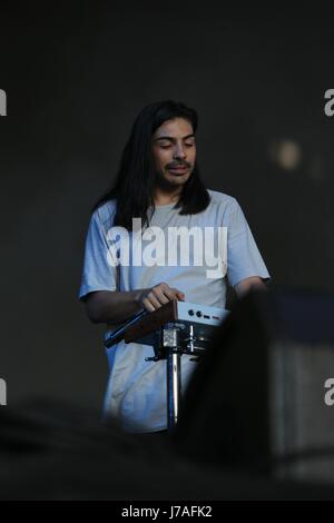Autograf seen performing at Coachella weekend 2 day 2 Featuring: Louis ...