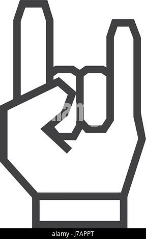 cute hand with pinky up symbol Stock Vector Image & Art - Alamy