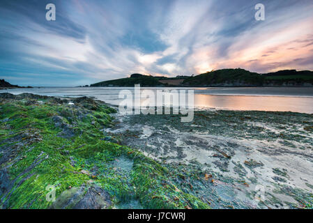 Estuary beach of the River Erme, South Hams, Devon Stock Photo - Alamy