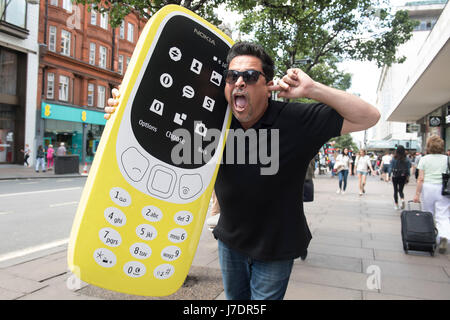Comedian Dom Joly recreates a Trigger Happy TV moment to launch the new ...