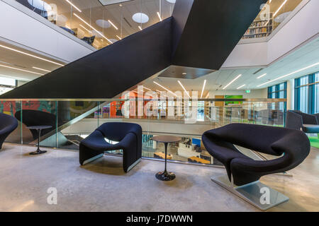 The interior of The Alfred R. Goldstein Library at the Ringling College ...