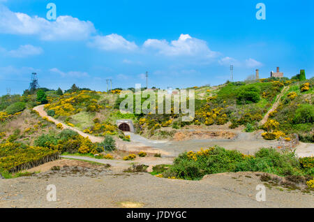 The Tuckingmill Decline entrance to South Crofty Mine at Pool Cornwall ...