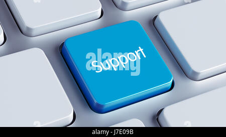 High Resolution Support Blue Key Stock Photo - Alamy