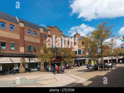 Middlesbrough Town Centre Captain Cook Square Tees Valley England Stock ...