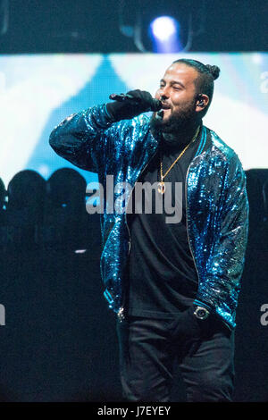 Rosemont, Illinois, USA. 23rd May, 2017. Rapper BELLY (AHMAD BALSHE ...
