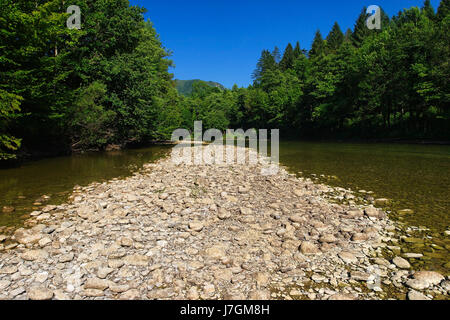 Remote Kolpa/Kupa river valley Stock Photo - Alamy