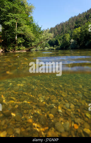 Remote Kolpa/Kupa river valley between Croatia and Slovenia Stock Photo ...