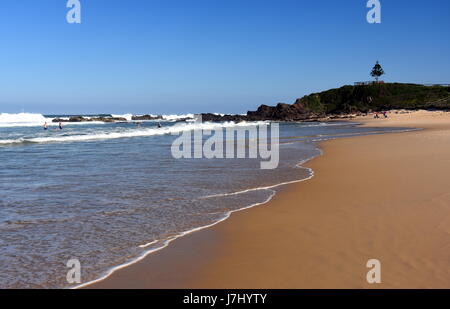 Beach at the Tuross Head. Tuross Head is a seaside village on the south ...
