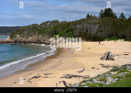 Beach at Tuross Head. Tuross Head is a seaside village on the south ...