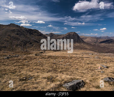 Panorama of Buachaille Etive Mor and the Western hills of the Black ...