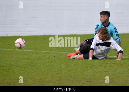 Chet Johnson playing in a charity football match for Jayla Agbonlahor ...