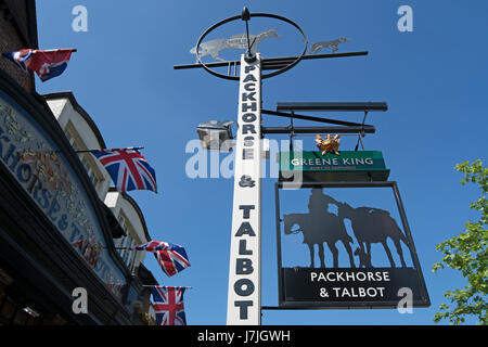 The Talbot Inn or pub or public house Alton Staffordshire England UK ...