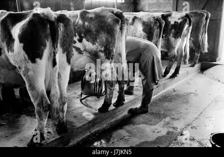 Farming in the 70s England Gloucestershire 1970s Britain UK. Village ...