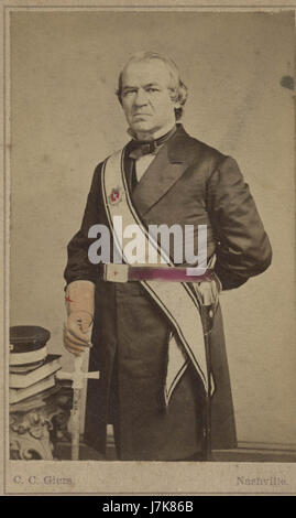A portrait of Andrew Johnson, the 17th president of the USA Stock Photo ...