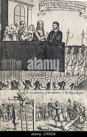 Execution of Charles I, 1649 Stock Photo - Alamy