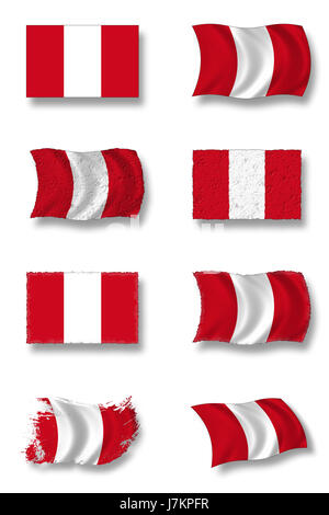 flag peru national flag blow peru national pictogram symbol pictograph ...