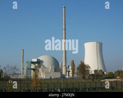 This German nuclear power plant, Kernkraftwerk Grohnde, is also being ...