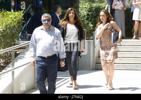 FC Barcelona former president Sandro Rosell´s wife Marta Pineda leaves ...
