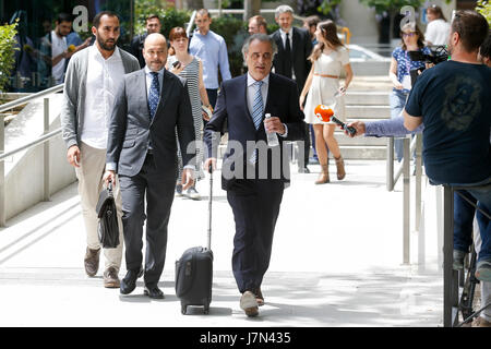 FC Barcelona former president Sandro Rosell´s wife Marta Pineda leaves ...