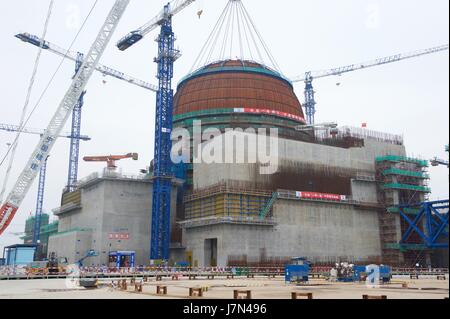 Fuqing, China's Fujian Province. 25th May, 2017. The dome is being ...